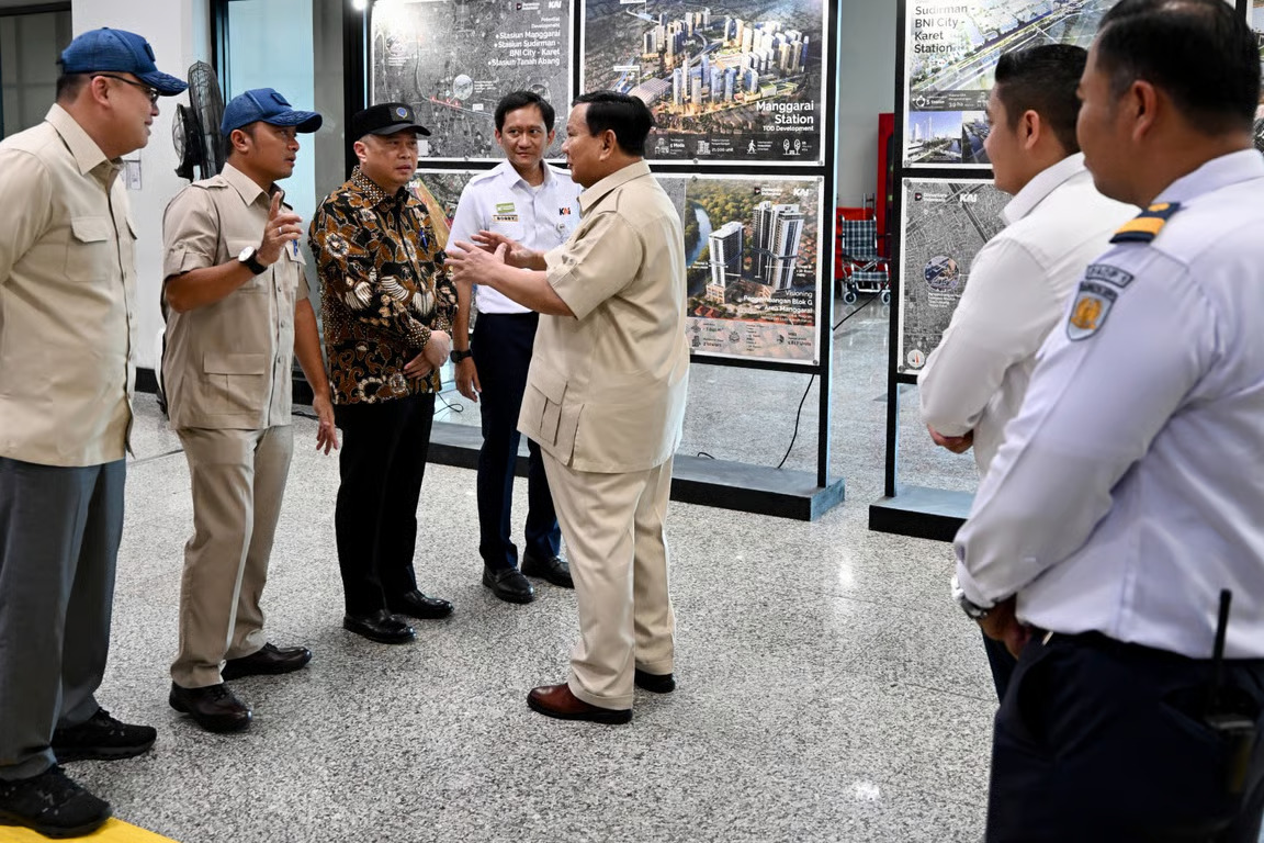 Presiden RI Tinjau Master Plan Pengembangan TOD Manggarai, Tanah Abang ...